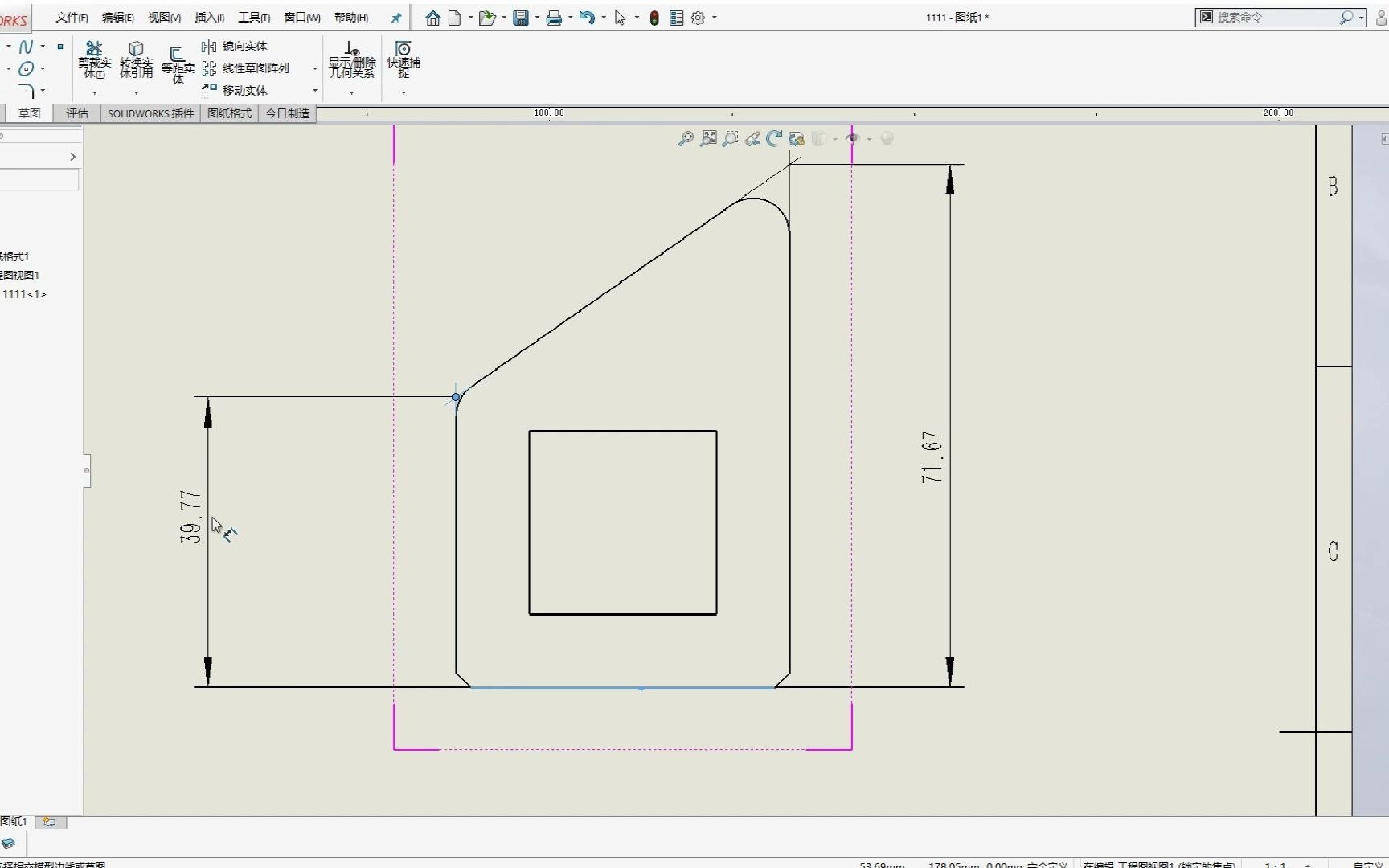 SOLIDWORKS软件实用技巧分享:工程图圆弧处标注技巧
