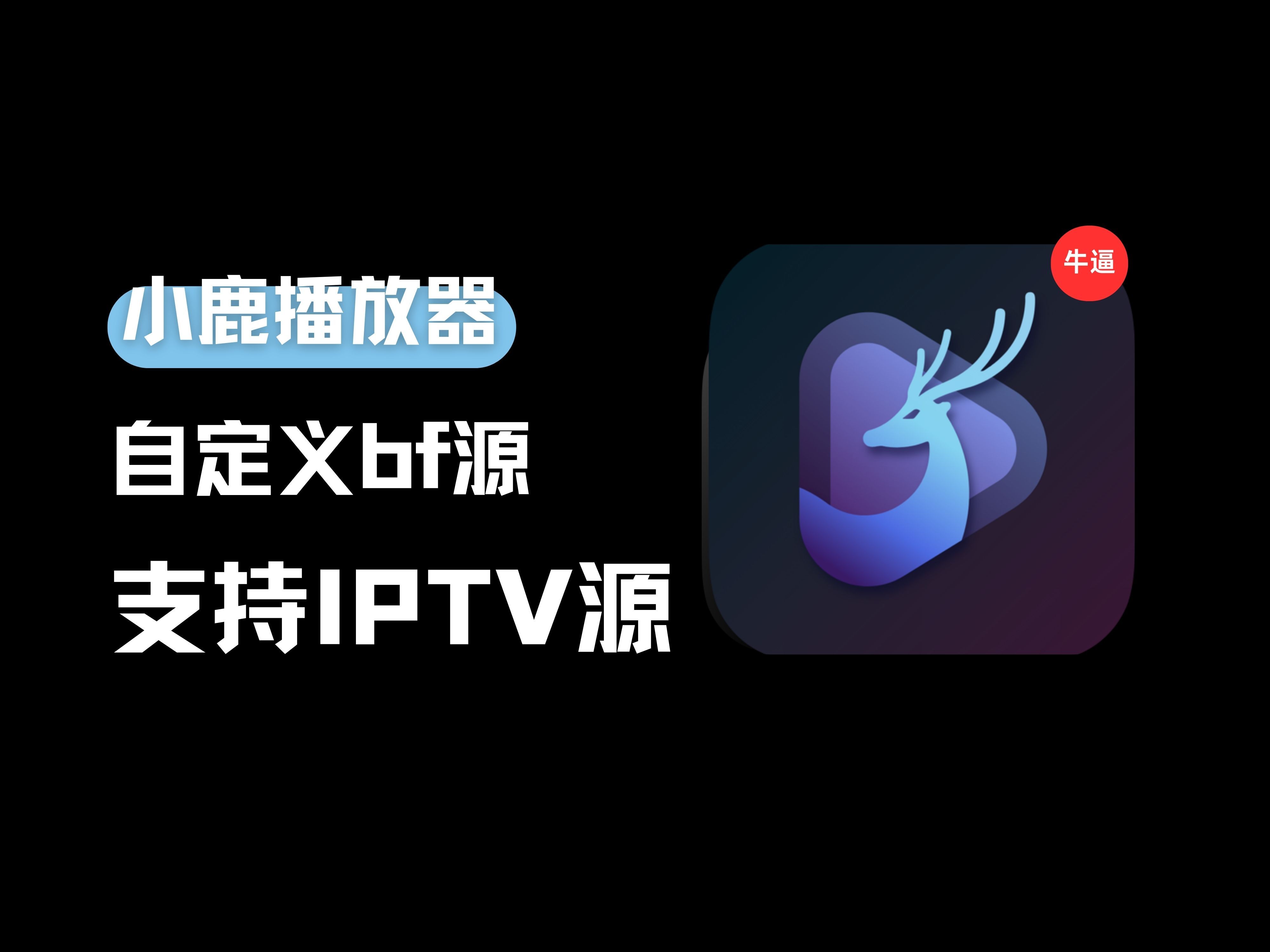 iOS上这款叫做小鹿播放器真6!自定义播放源.