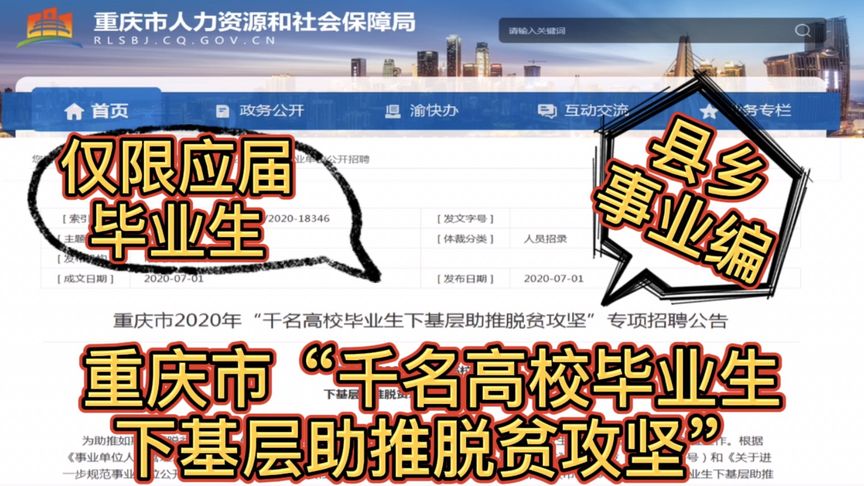 事业单位招聘1396名,仅限高校应届毕业生,允许“先上岗再考证”