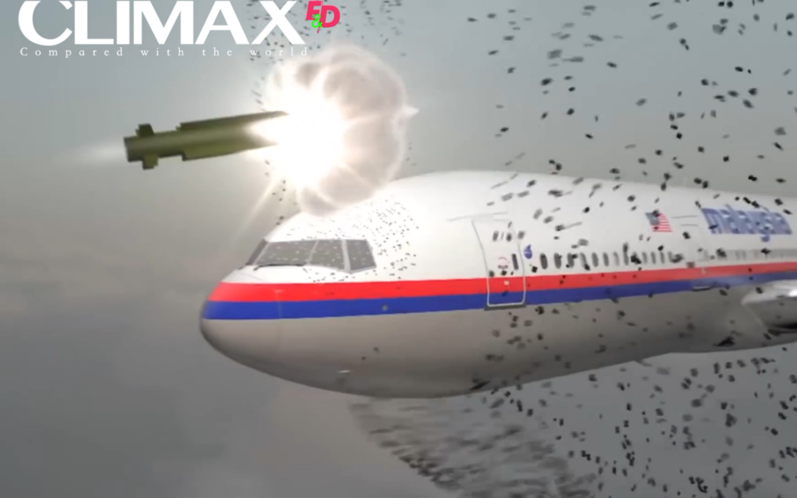 全3D还原MH17被击落