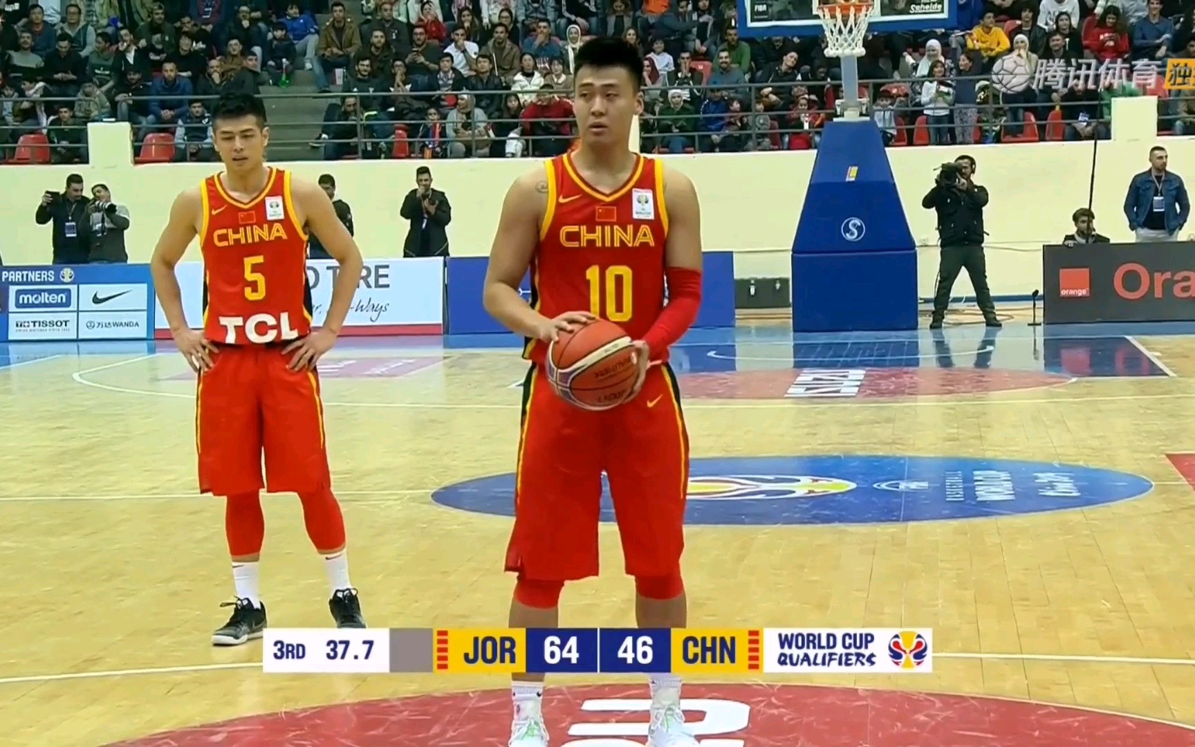 2019男篮世界杯预选赛中国VS约旦全场比赛十佳球