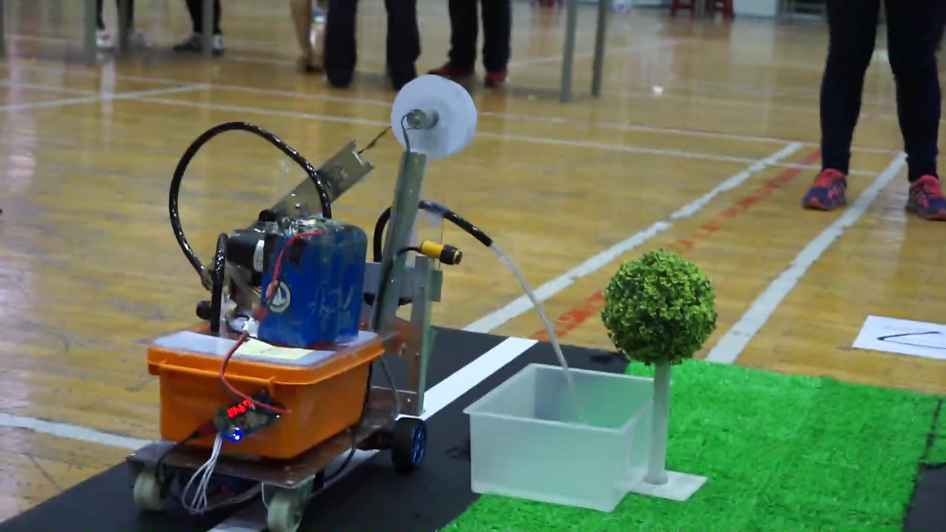 河北农大第九届机器人大赛-灌溉,第22组作品展示与介绍