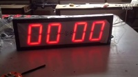 洛克LED 4英寸4位 LED计时器 时间正计时倒计时 可以定制功能 各种...