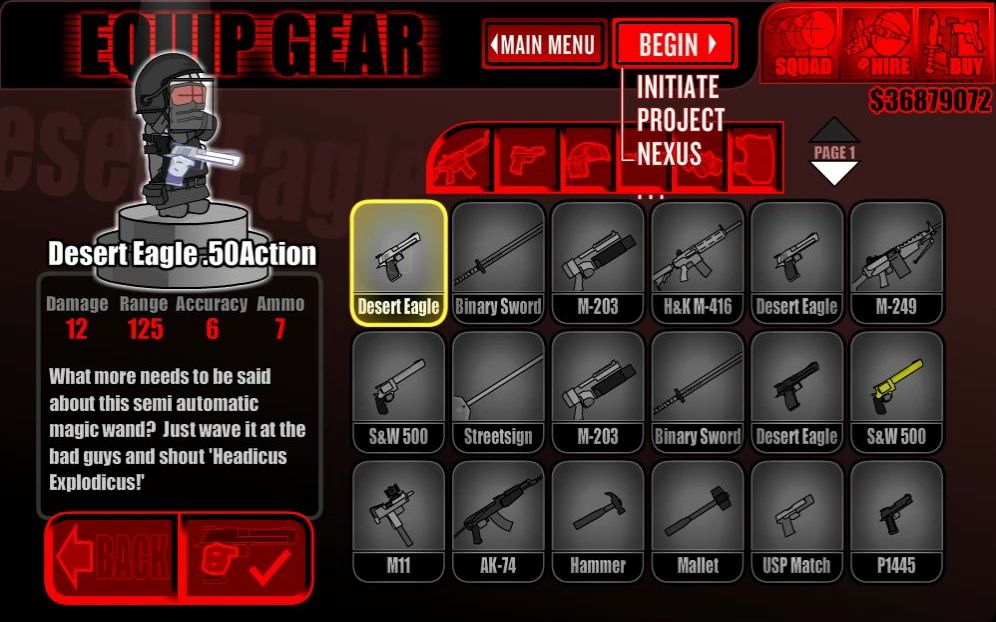 《疯狂机械手V1.8无敌版小游戏》全屏玩