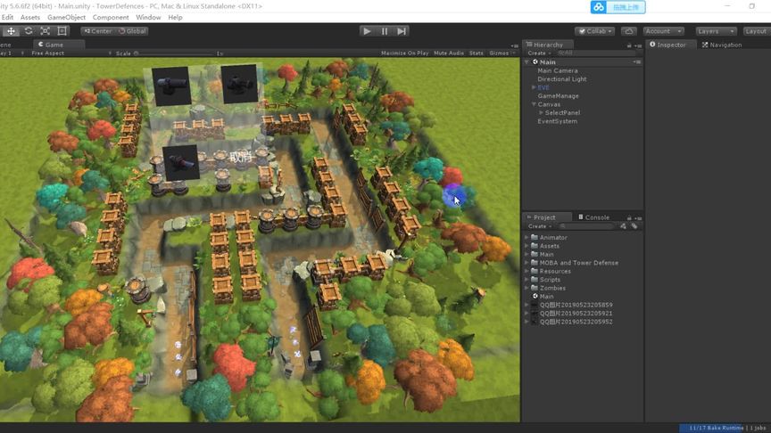 unity制作塔防游戏05-点击炮台显示选择界面