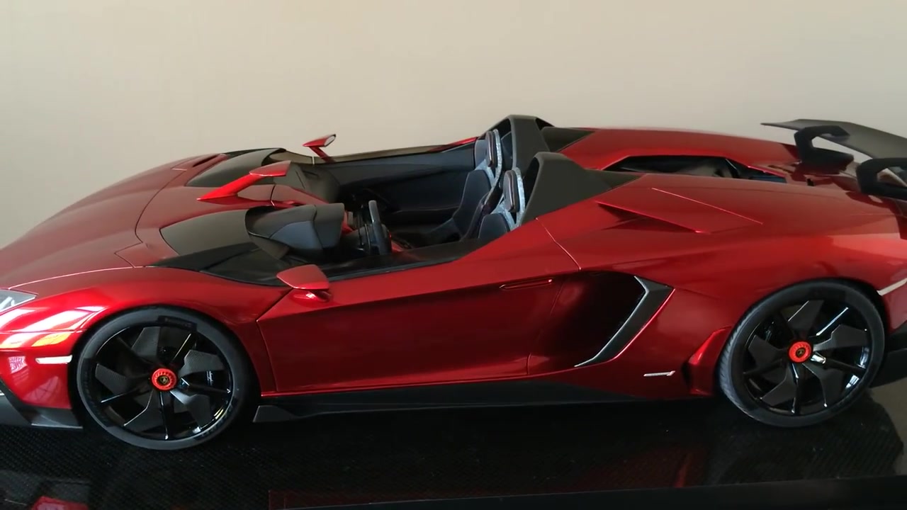 顶级超跑 兰博基尼Lamborghini Aventador J 惊艳!(Amalgam 1:8 )