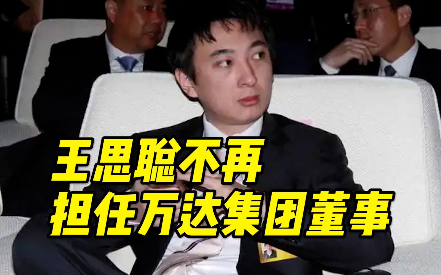 王思聪不再担任万达集团董事职务,王健林为公司董事长、法定代表人...