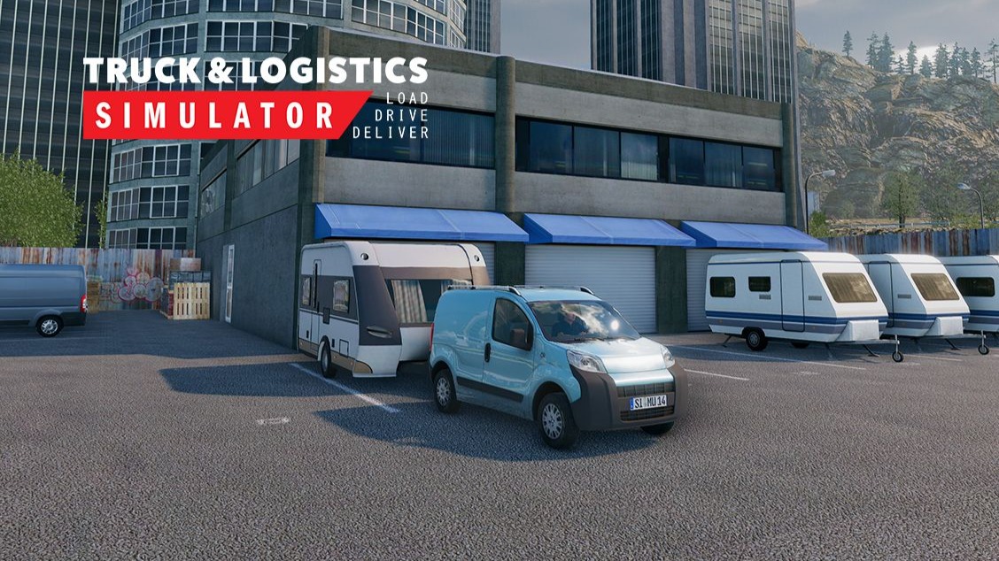 卡车和物流模拟器 | 01 库里放了五年的游戏下回来玩一玩 运送房车...