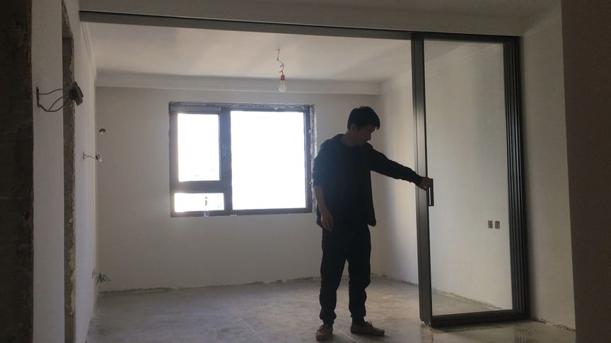 厨房四联动推拉门