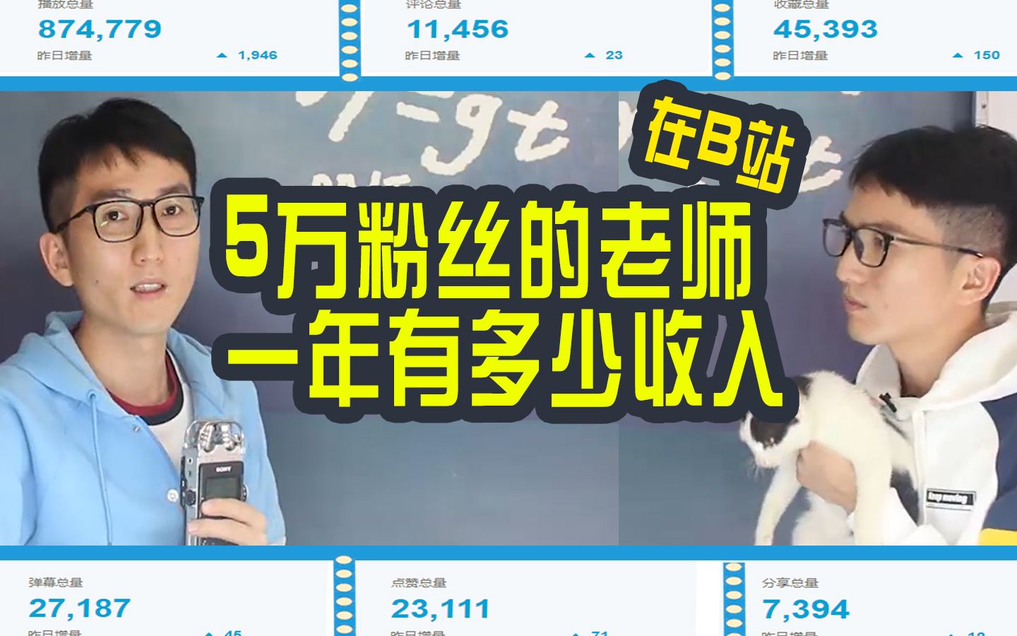 大揭秘!五万粉丝老师在B站一年收入能有十万?