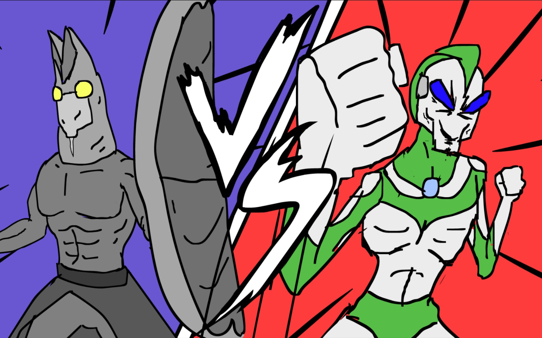 【三年动画】巴尔坦星人 VS 盗版奥特曼