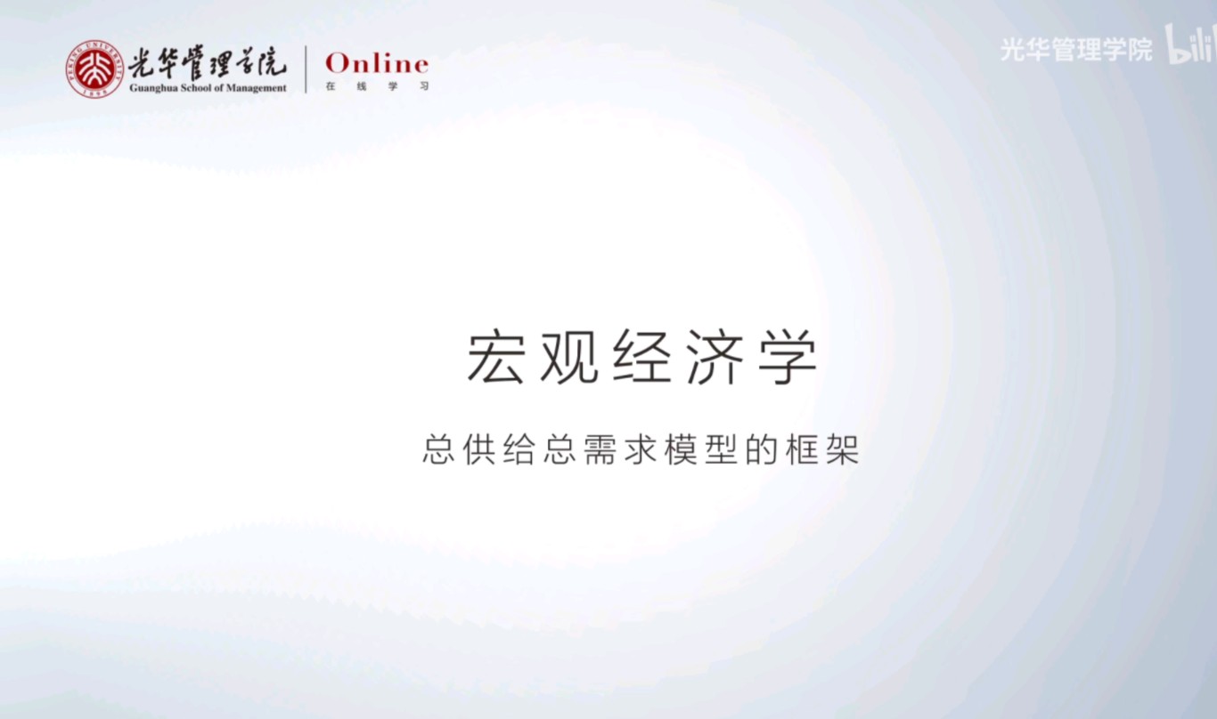 【北大光华】《宏观经济学:全集》5.1 总供给总需求模型的框架