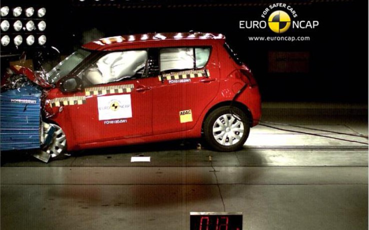 2010 铃木 速翼特/雨燕 全面碰撞测试 euro ncap