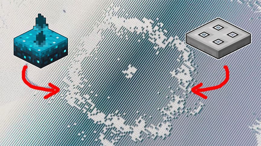 我的世界:潜声传感器的视觉玩法,让你非常满足的视觉.