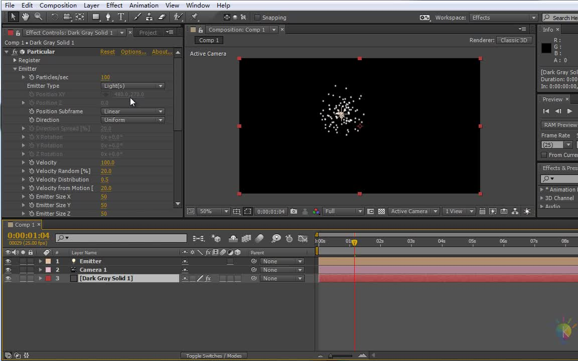 AE插件 Particular 粒子插件详解