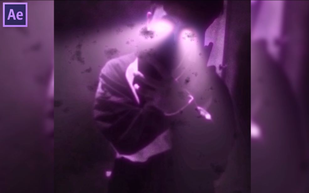 如何在AE里做出眼睛的放射光