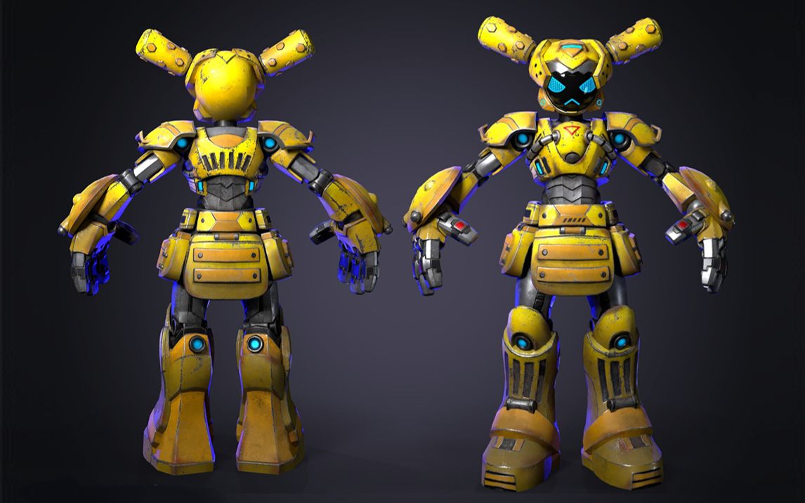 【maya机器人建模】从box开始,次世代机甲模型制作,硬表面机器人...