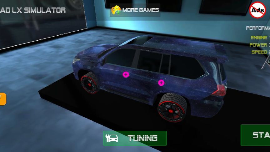 今天推荐一款游戏游戏名叫:越野豪华LX模拟器,下载地点:233乐园