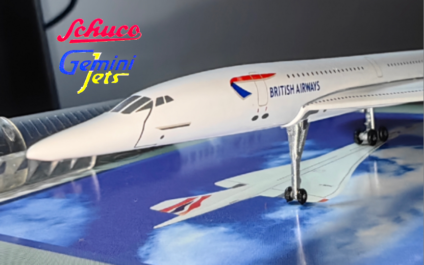 【拆箱】2001 GJ 1:400 英航协和客机 G- B0AC模型拆箱
