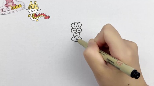 简笔画画一条龙怎么画,画龙的简笔画,儿童手工绘画