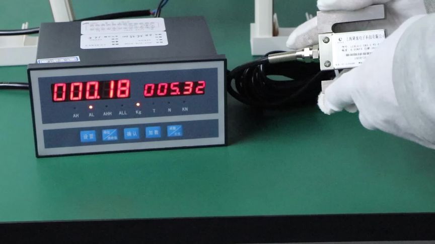 最简单便捷的S型拉压力传感器配显示仪表 #拉压力试验机