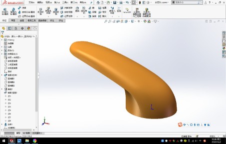 SOLIDWORKS 2020 第10节 曲面设计--水龙头手柄