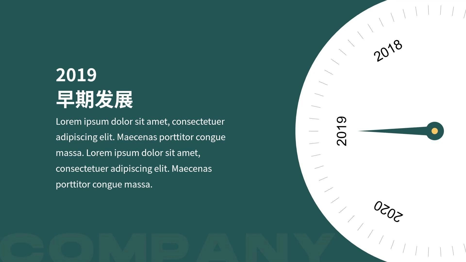 PPT旋转式时间轴动画,你必须掌握的技能!一分钟掌握!