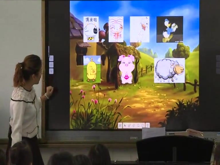 人音版小学音乐二上《母鸡叫咯咯》-李老师全国一等奖|优质课视频|...