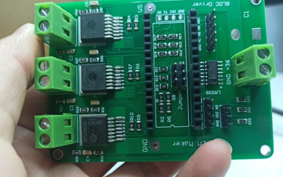 一不小心搞了个万用型电机驱动板,无刷无感驱动,无刷有感驱动,无刷...