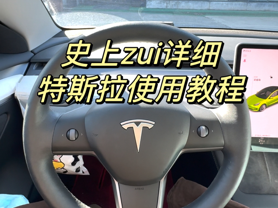 用车教程|特斯拉详细使用教程