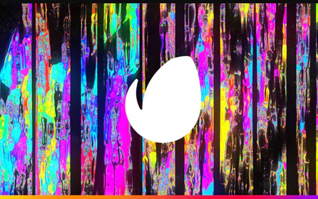 AE模板-彩虹渐变能量小故障LOGO展示