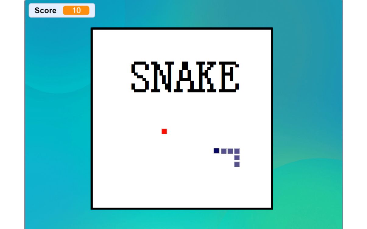 Scratch(初级)制作贪吃蛇游戏