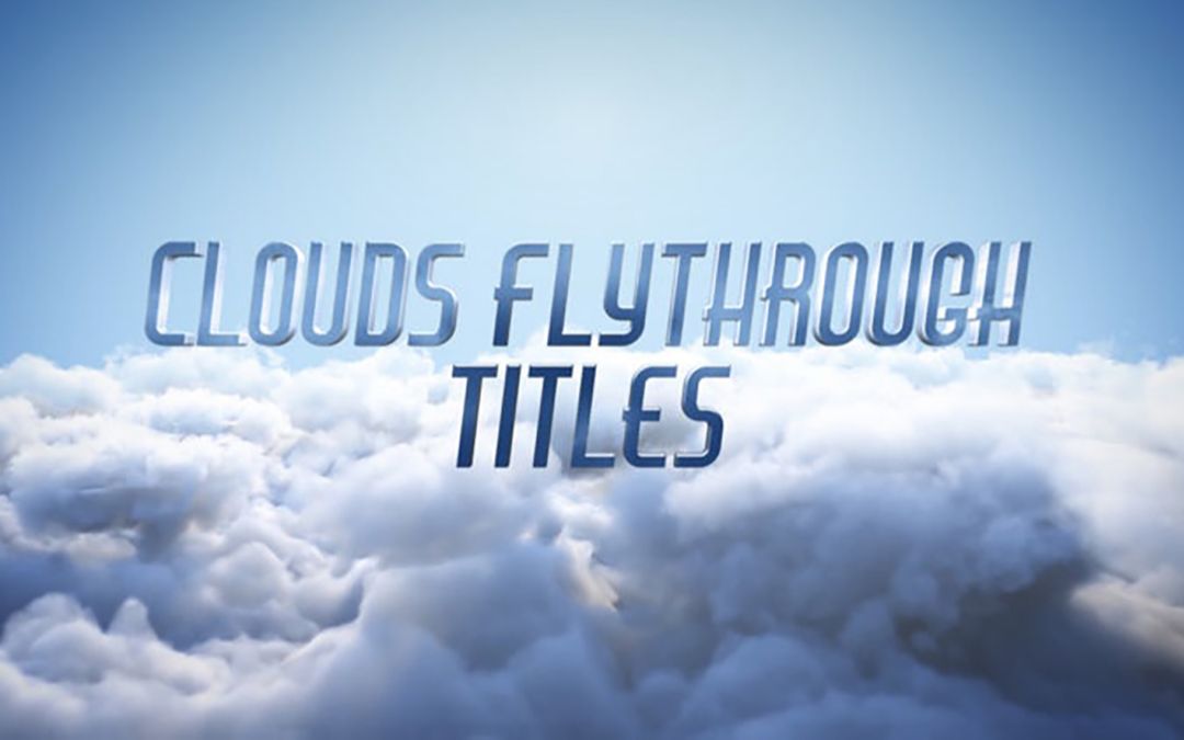 AE模板-云端飞行标题展示(1968)