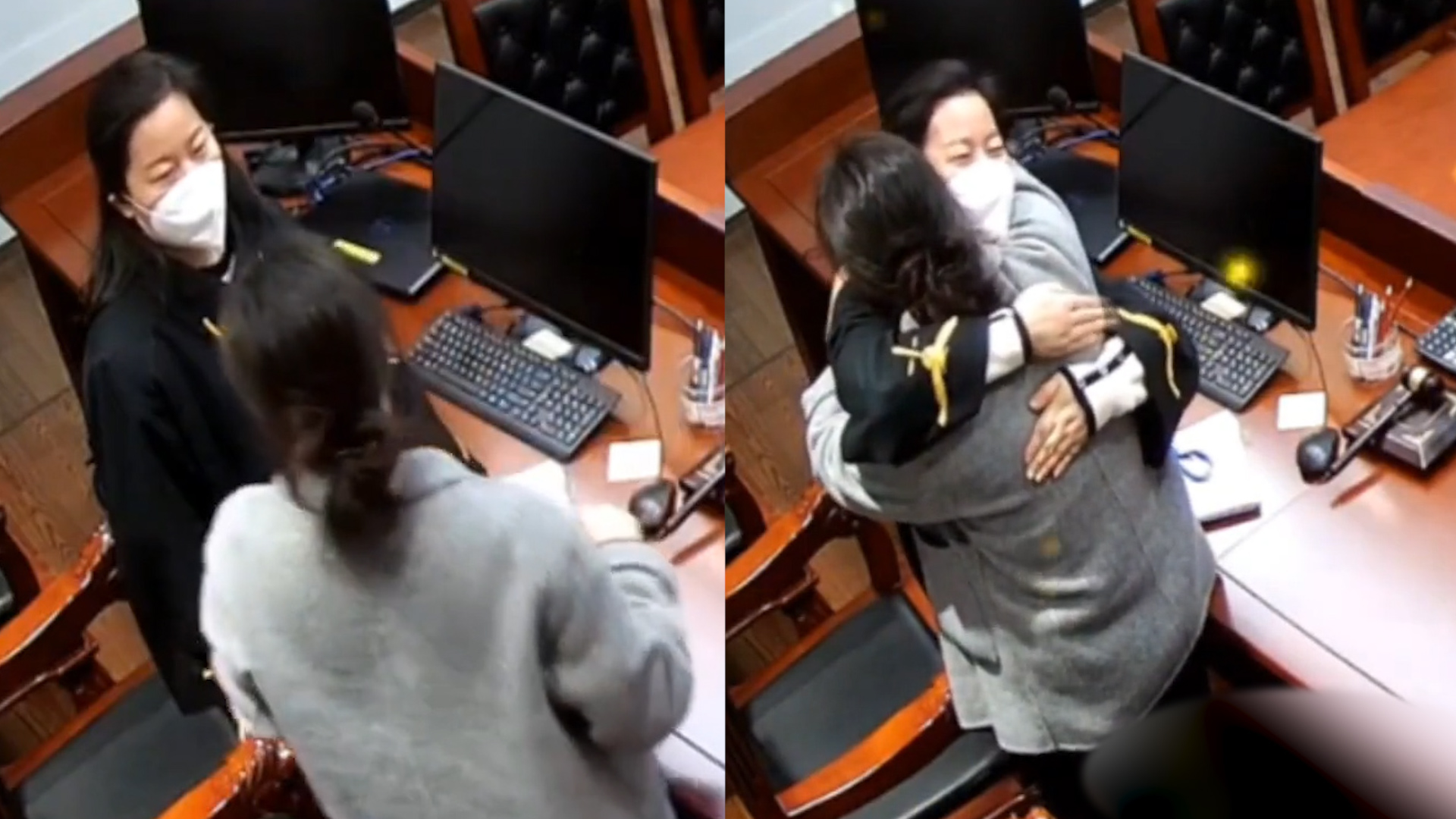 女子与相伴30余载老公离婚,庭审后抱法官表感谢:我都为别人而活