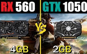 RX 560 4G vs GTX 1050 2G