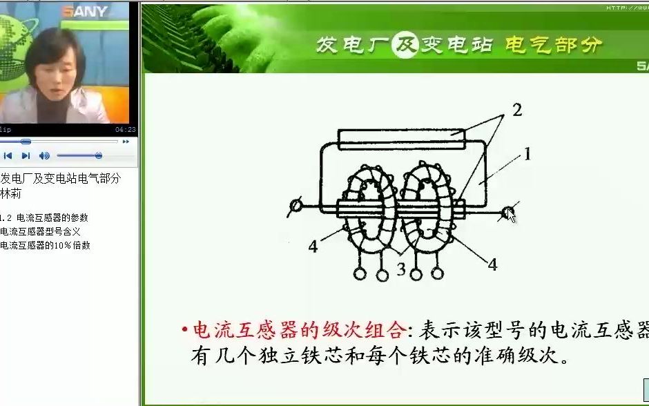 第29讲:5.4.2 电流互感器的技术参数