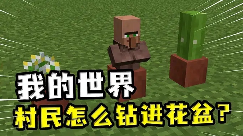 我的世界:村民喜欢钻到方块里?玩家想解救,引爆重生锚坑惨村民