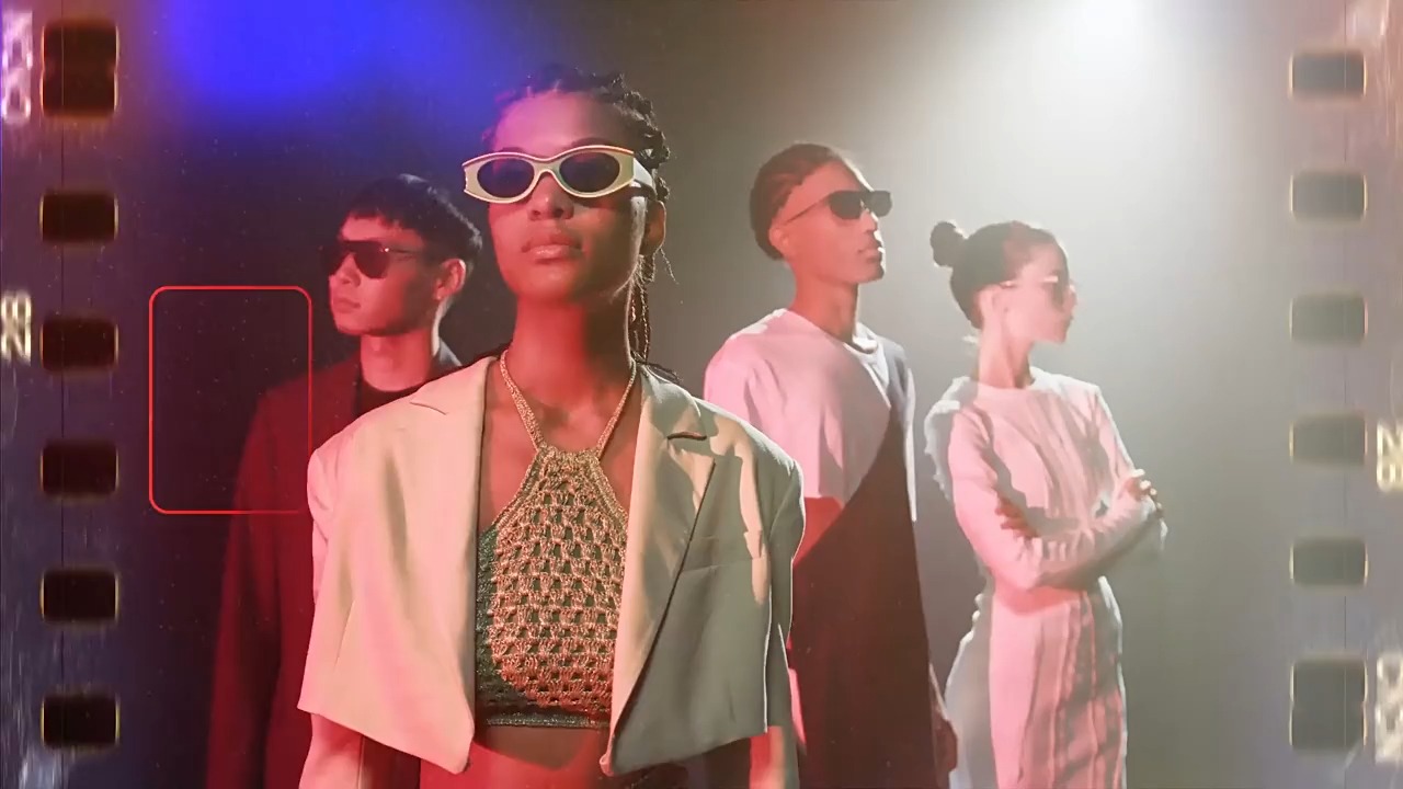 复古电影胶片灼烧闪光视频转场预设动画