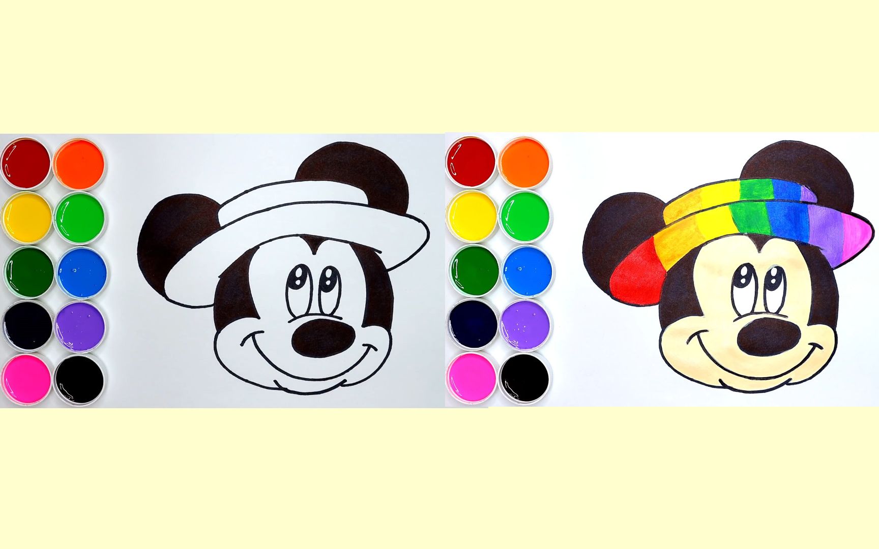 056少儿绘画启蒙宝宝简笔画如何画米老鼠