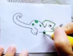 卡通小动物简笔画 亲子简笔画