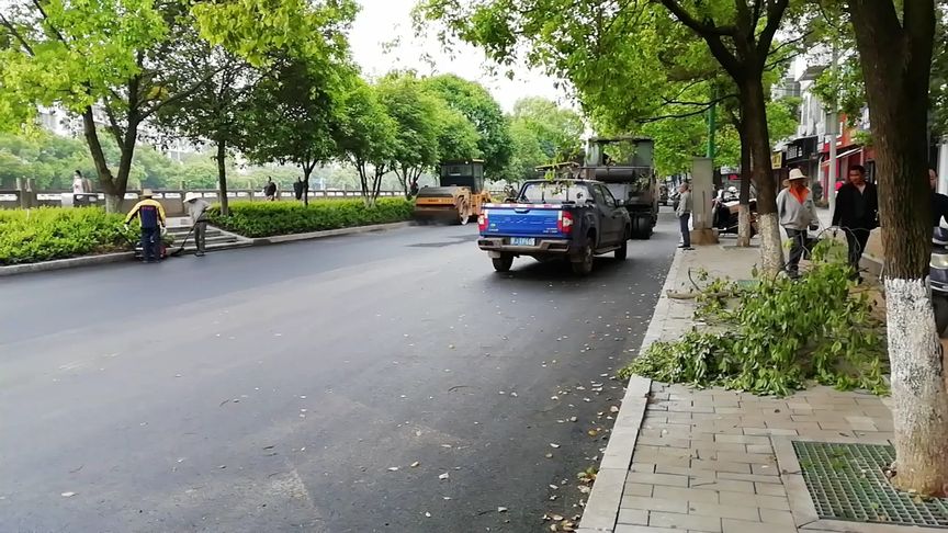 海绵城市海绵工程进行中