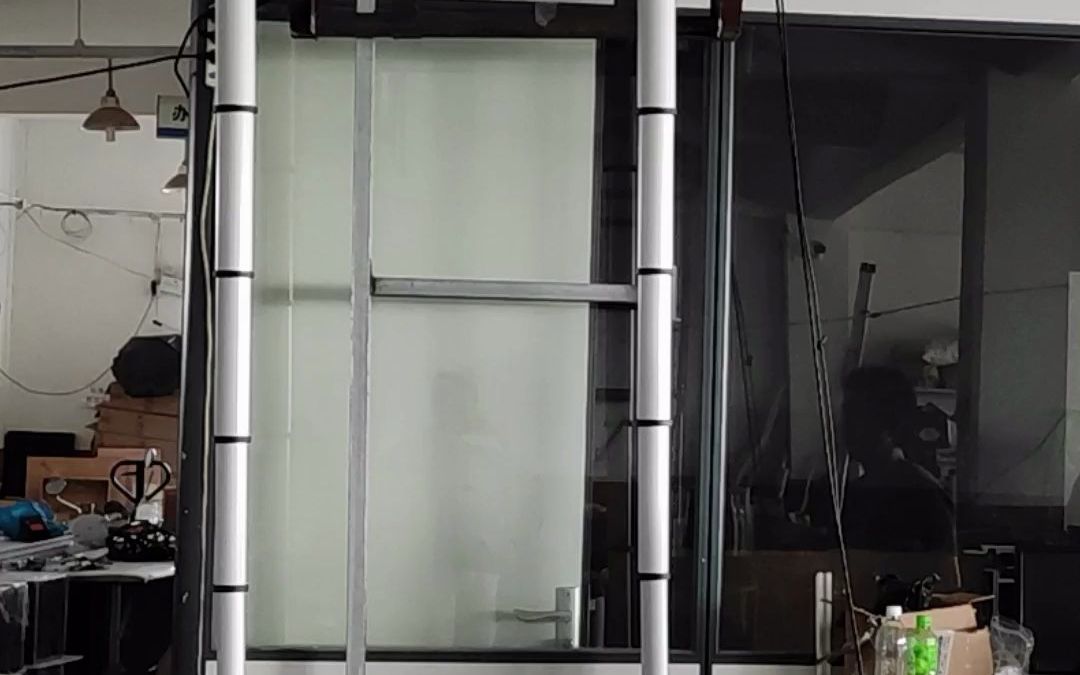 上海仝盟电动双杆电视机吊架,超薄机箱,大承重,电视隐藏安装