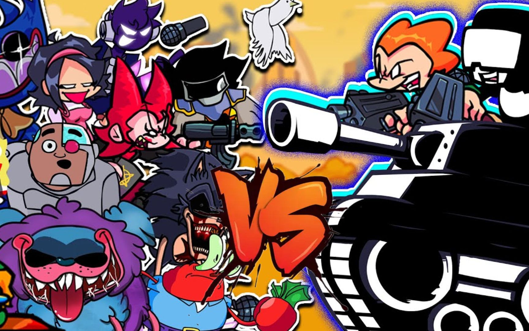 周五夜放克游戏 坦克兵直接开上超级坦克对战pico