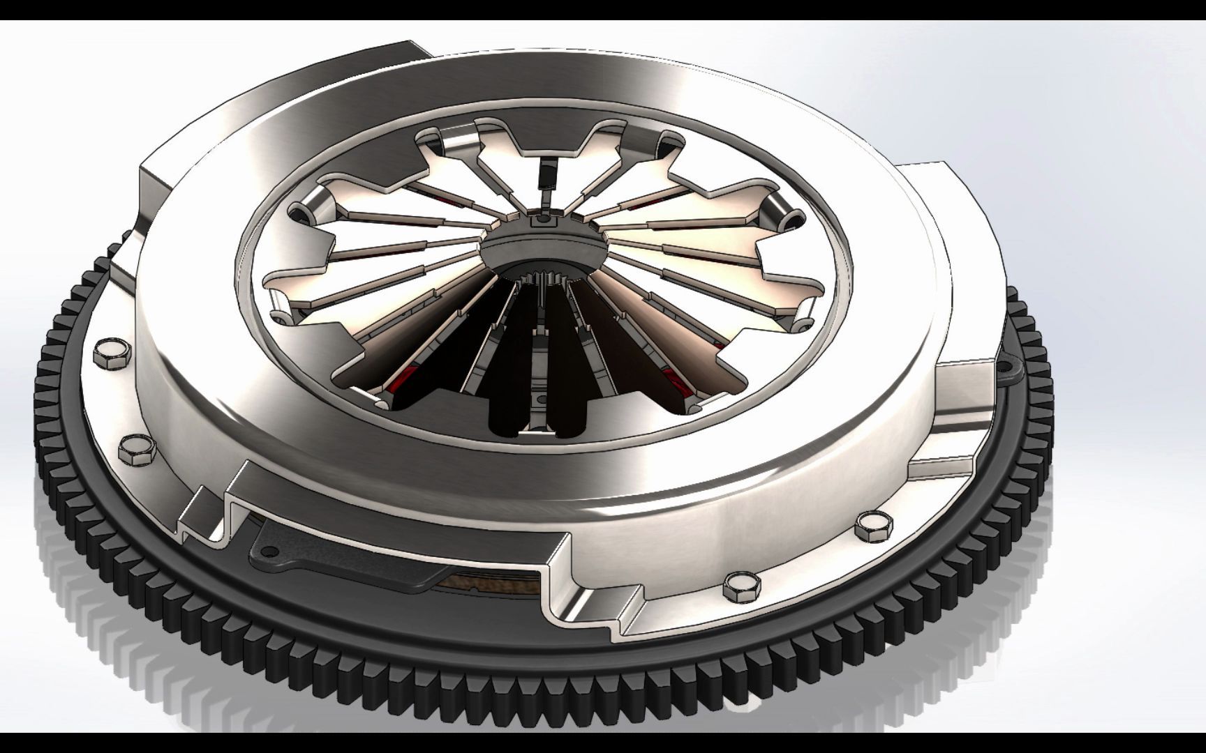 摩擦离合器(solidworks+x_t+igs+step)