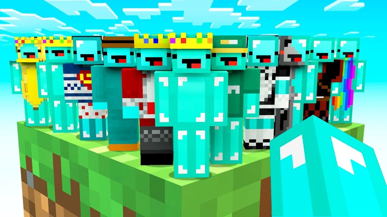 我的世界:百名MC主播齐聚一堂乔治成为众矢之