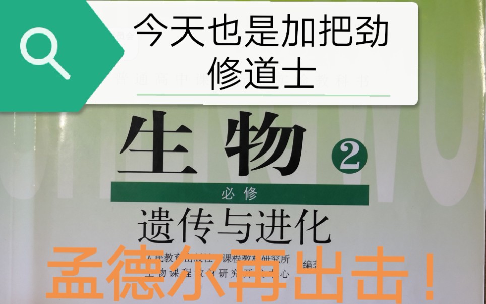 怀着新的疑问,孟德尔,再度出击!…孟德尔遗传定律(二)