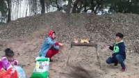 绿色桦树林 2018祝贺大家新年好