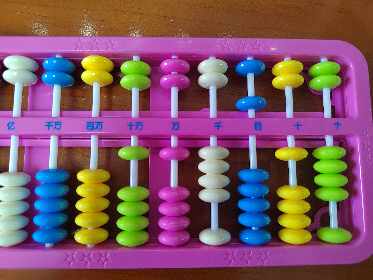 用七珠算盘拼出恶臭数字