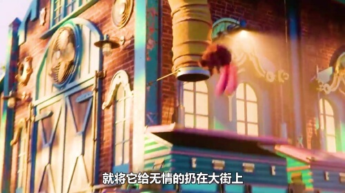 小白兔因为咳嗽被当作次品给扔掉,动画片