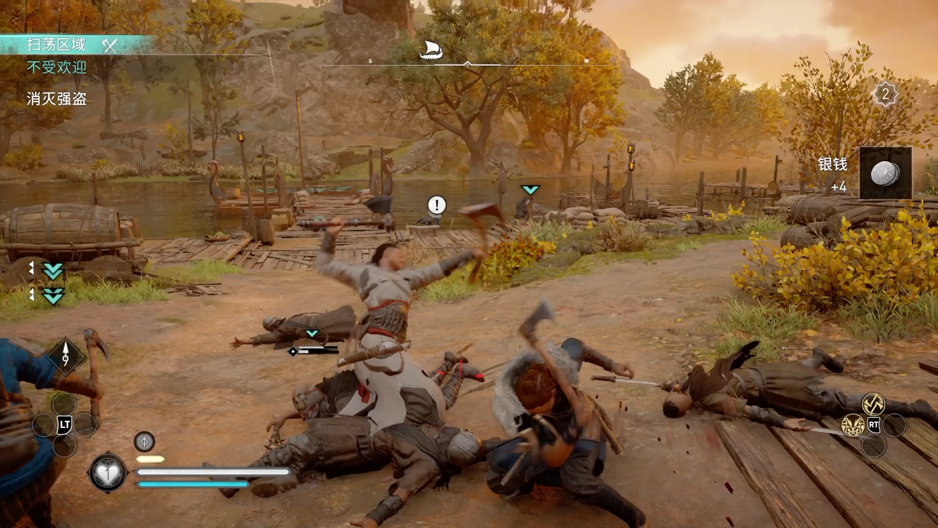 刺客信条英灵殿日常…操作跟奥德赛还是有区别…